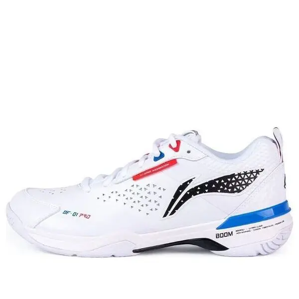 LI-NING Blade Df-01 Pro Badminton Sneakers - White/blue/red