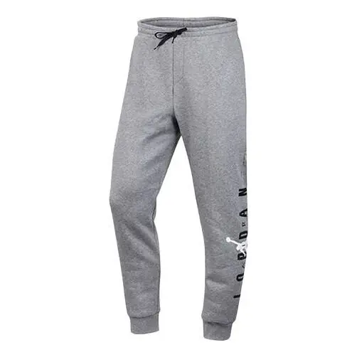 JORDAN Sweatpants And Cashmere Closure Basketball Training Casual Sports Pants - Gray