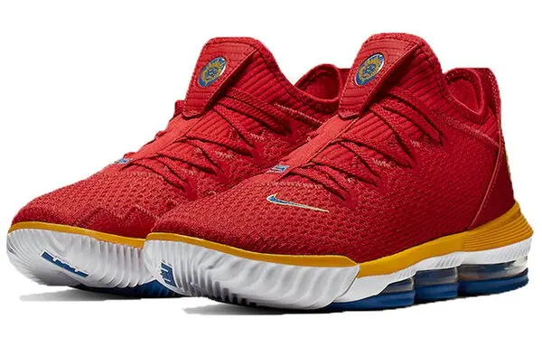Nike Lebron 16 Low 'superbron' Athletic Sneakers - Red