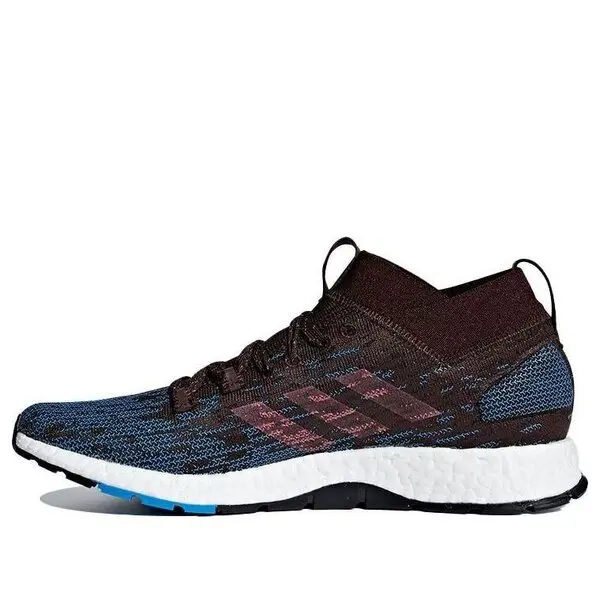 Adidas Pureboost Rbl High Top Sneakers - Brown/blue