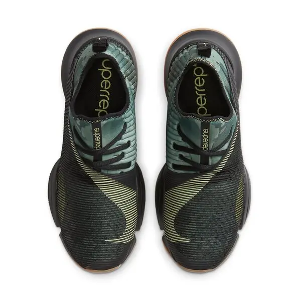 Nike Zoom Superrep 'spiral Sage' Sneakers - Black/green