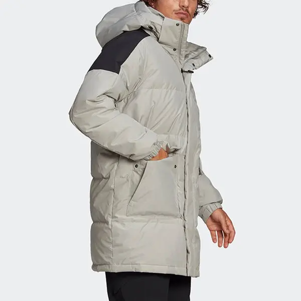 Adidas Colorblock Hooded Down Jacket