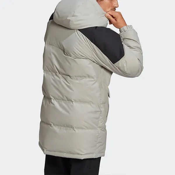 Adidas Colorblock Hooded Down Jacket