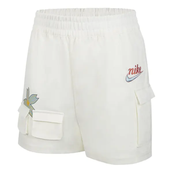 Nike Floral Logo Cargo Shorts - Multi-color