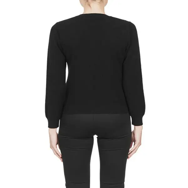 Play Comme Des Garcon V-neck Pullover With Red Emblem