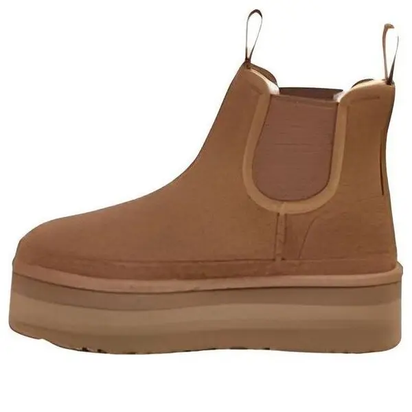 UGG Neumel Platform Chelsea Boot - Chestnut