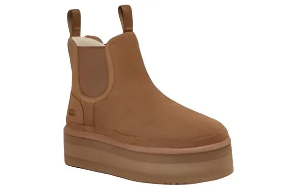UGG Neumel Platform Chelsea Boot - Chestnut