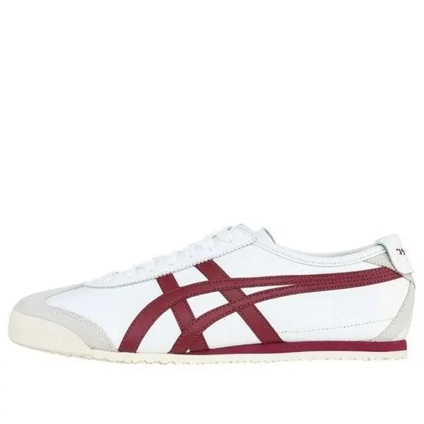 Onitsuka Tiger Mexico 66 "white Burgundy" Sneakers - White/red