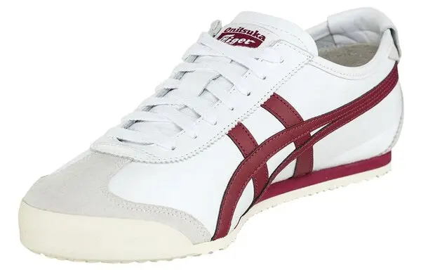 Onitsuka Tiger Mexico 66 "white Burgundy" Sneakers - White/red