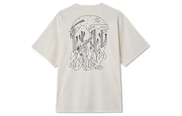 CONVERSE Desert Adventures Graphic Tee Asia Sizing - Beige