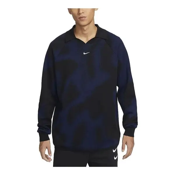 Nike Culture Knit Long-sleeve Sweater - Navy/black