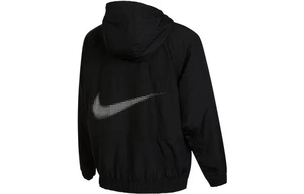 Nike Alphabet Logo Printing Woven Hooded Jacket - Default Color