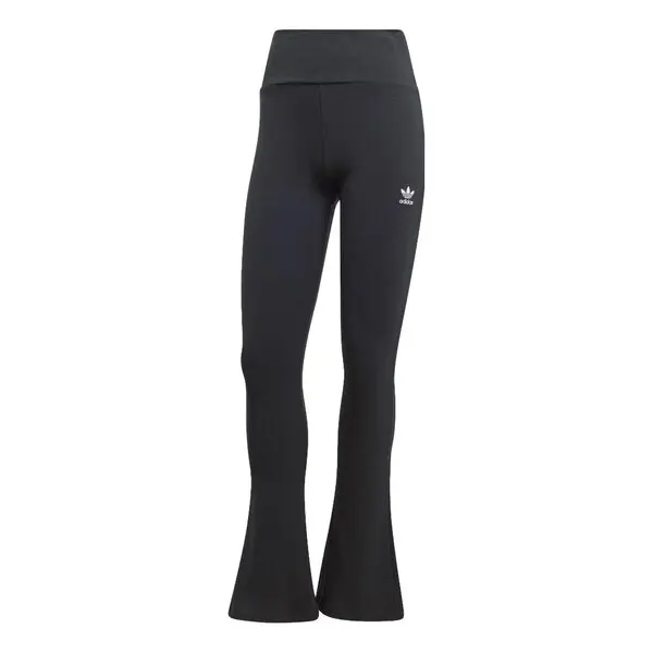 Adidas Essentials Rib Flared Pant - Black