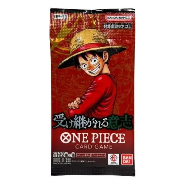 ONE PIECE Card Game Booster Pack: Carrying On His Will - Multi-color