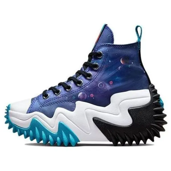 CONVERSE X Space Jam Run Star Motion High Top Sneakers - Concord/white/black