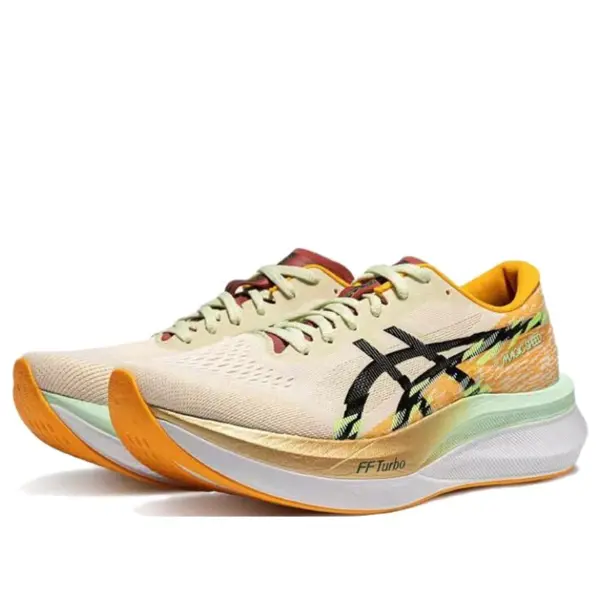 Asics Magic Speed 4 'chengdu' Athletic Sneakers - Cream/orange/black