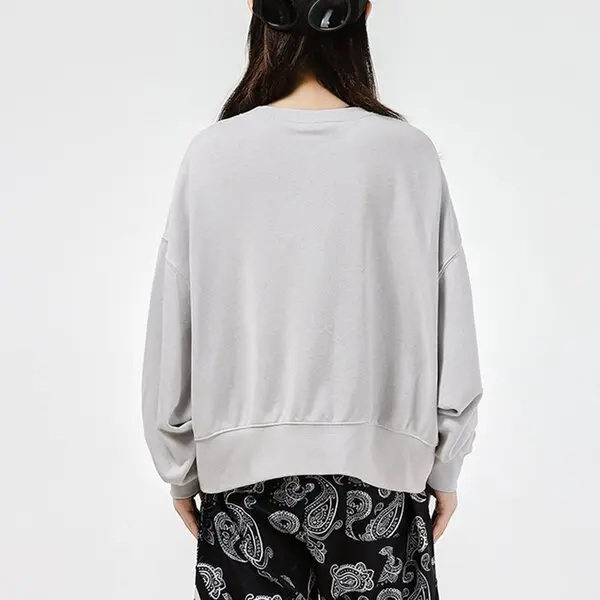 Nike Logo Crewneck Pullover - Grey