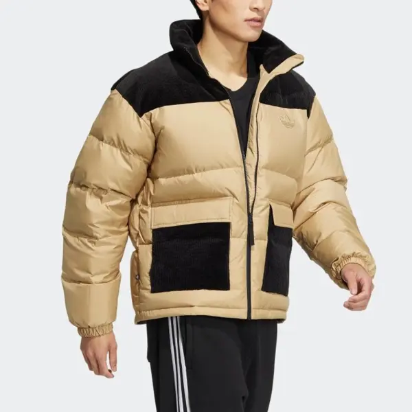 Adidas Originals Logo Zip Up Down Jacket