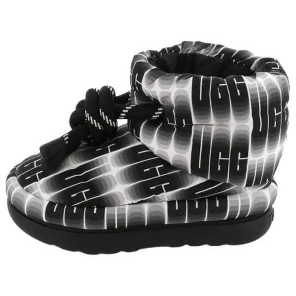 UGG Classic Maxi Wavelength Short Boot - Black/white