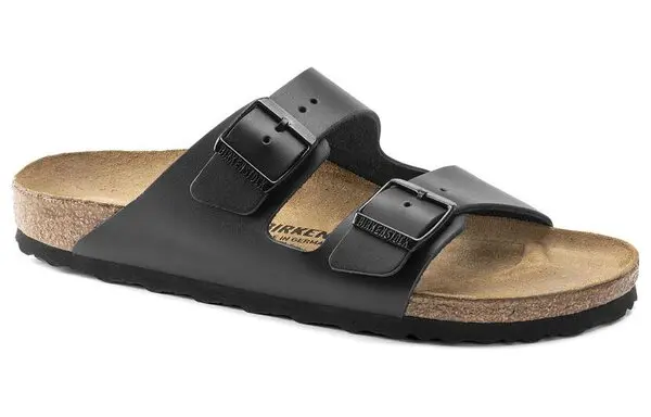 BIRKENSTOCK Arizona Birko Flor Sandals - Black