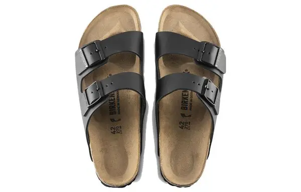 BIRKENSTOCK Arizona Birko Flor Sandals - Black