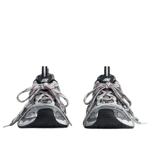 Balenciaga 3xl Split Logo Sneakers - White/navy/grey