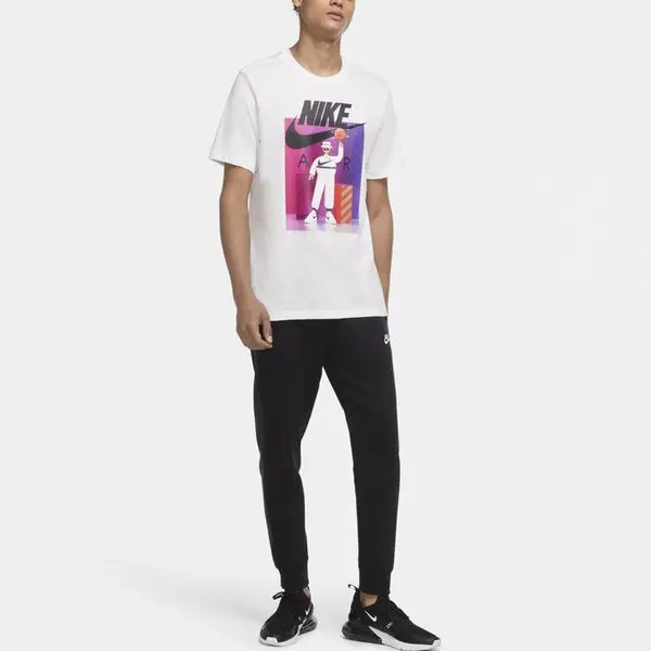 Nike Airman Futura Graphic Short Sleeve Tee - White