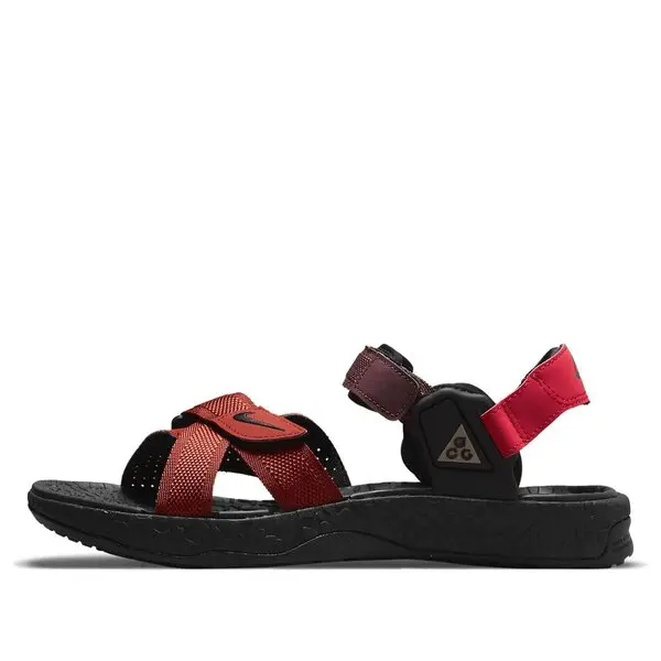 Nike Air Deschutz+ Sandals - Black/red