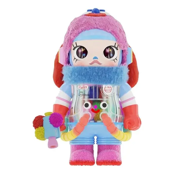 POP MART Mega Space Molly Jon Burgerman 400% Collectible Figure - Multi-color