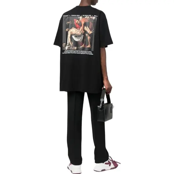 Off-White Caravaggio Deposition Over Short-sleeve Tee 'black