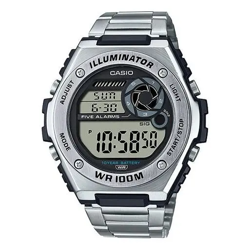 Casio Quartz Digital Watch - Silvergray