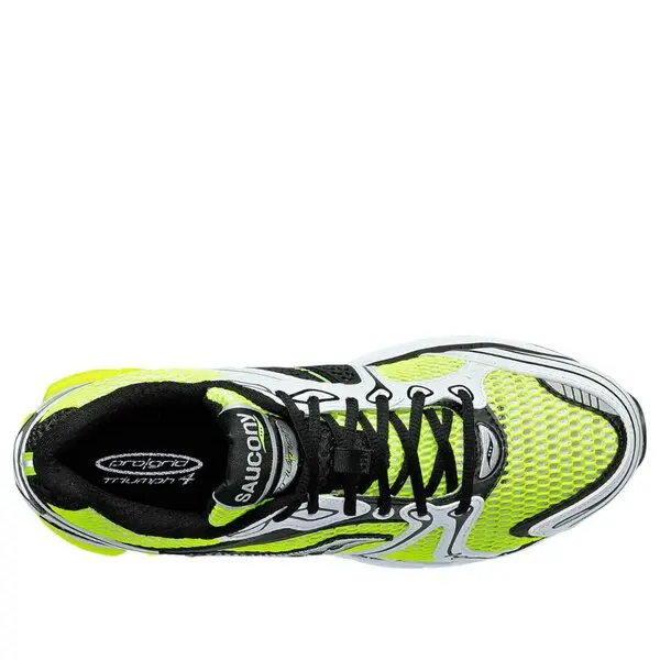 Saucony Progrid Triumph 4 Athletic Sneakers - Yellow/silver