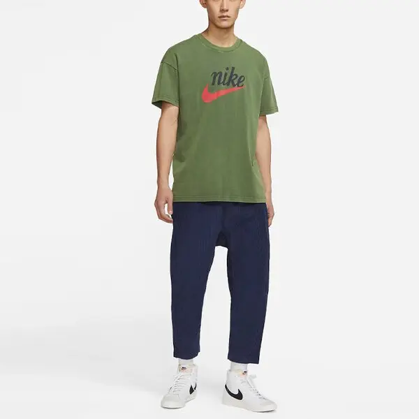 Nike Corduroy Cropped Casual Trousers