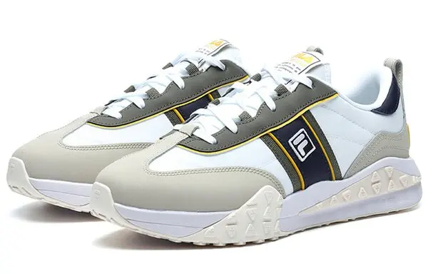 FILA Athletics "brick" Sneakers - White/yellow/grey
