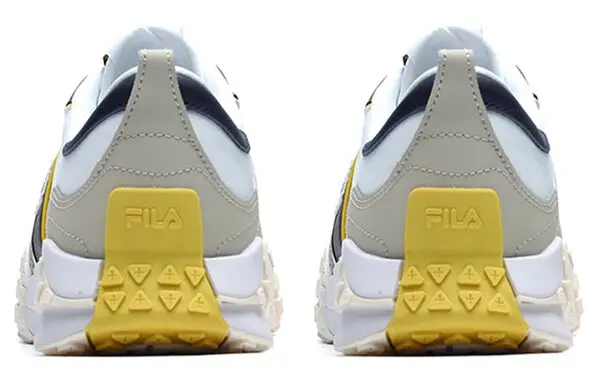 FILA Athletics "brick" Sneakers - White/yellow/grey