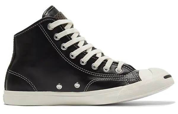 CONVERSE Jack Purcell Lp High Top Sneakers - Black/white