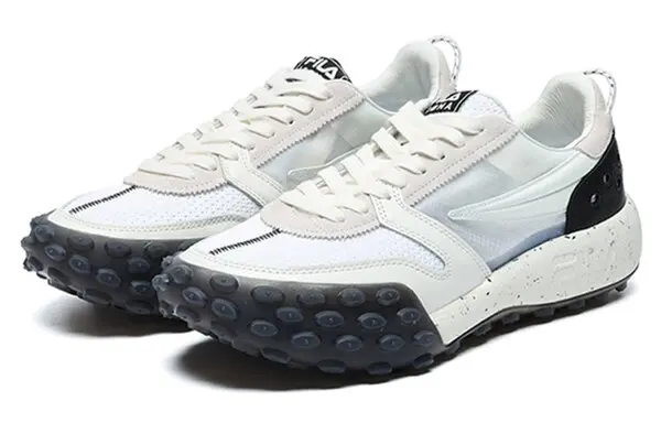 FILA Gara Chunky Lace Up Sneakers - White/black