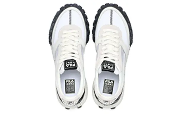 FILA Gara Chunky Lace Up Sneakers - White/black