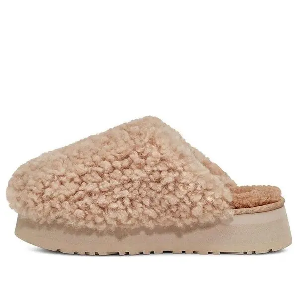 UGG Maxi Curly Platform Slipper - San