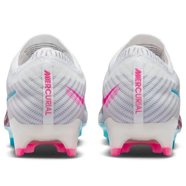 Nike Zoom Mercurial Vapor 15 Elite Fg "blast Pack" Athletic Sneakers - White/pink