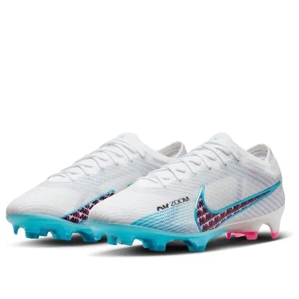 Nike Zoom Mercurial Vapor 15 Elite Fg "blast Pack" Athletic Sneakers - White/pink