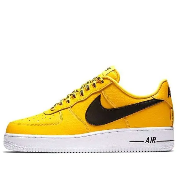 Nike Force 1 'statement Game' Sneakers - Yellow/black/white