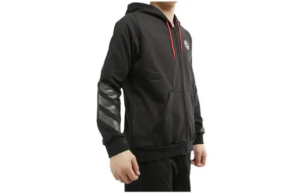 Adidas Logo Zip Up Hoodie