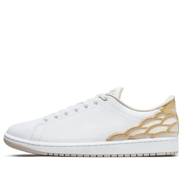 JORDAN 1 Centre Court Sneakers - White/gold