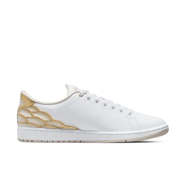 JORDAN 1 Centre Court Sneakers - White/gold