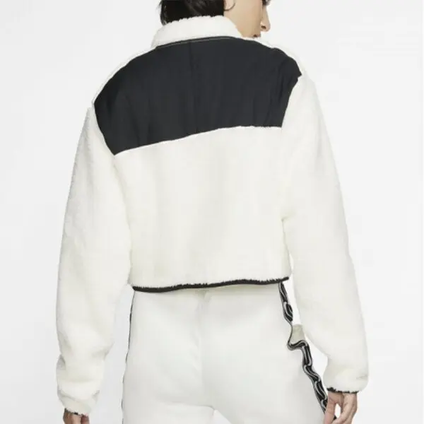 Nike Plush Cropped Fleece Jacket