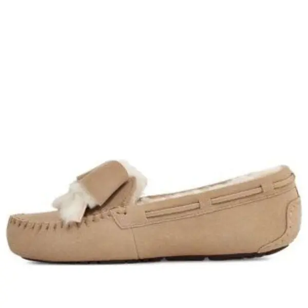 UGG Dakota Fur Bow Slipper - Sand
