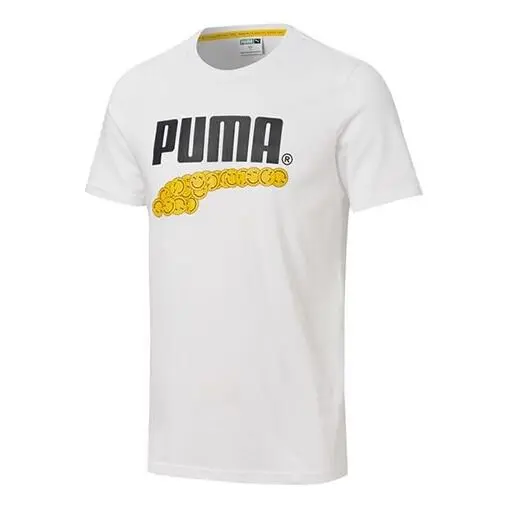 PUMA Club Graphic Printed Short Sleeve Tee