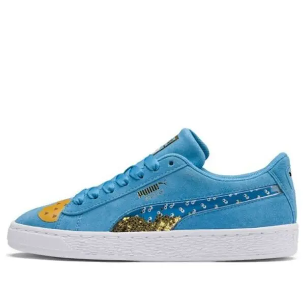 PUMA X Sesame Street 50 Suede Statement Jr Low Top Sneakers - Blue