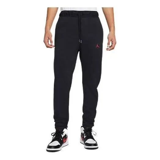 JORDAN Drawstring Lacing Sweatpants 'black - Default Color